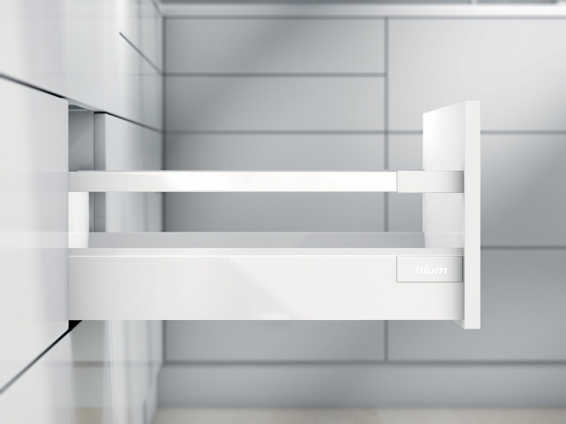 Blum Tandembox Antaro Kit C Height 167mm – White 500mm Depth