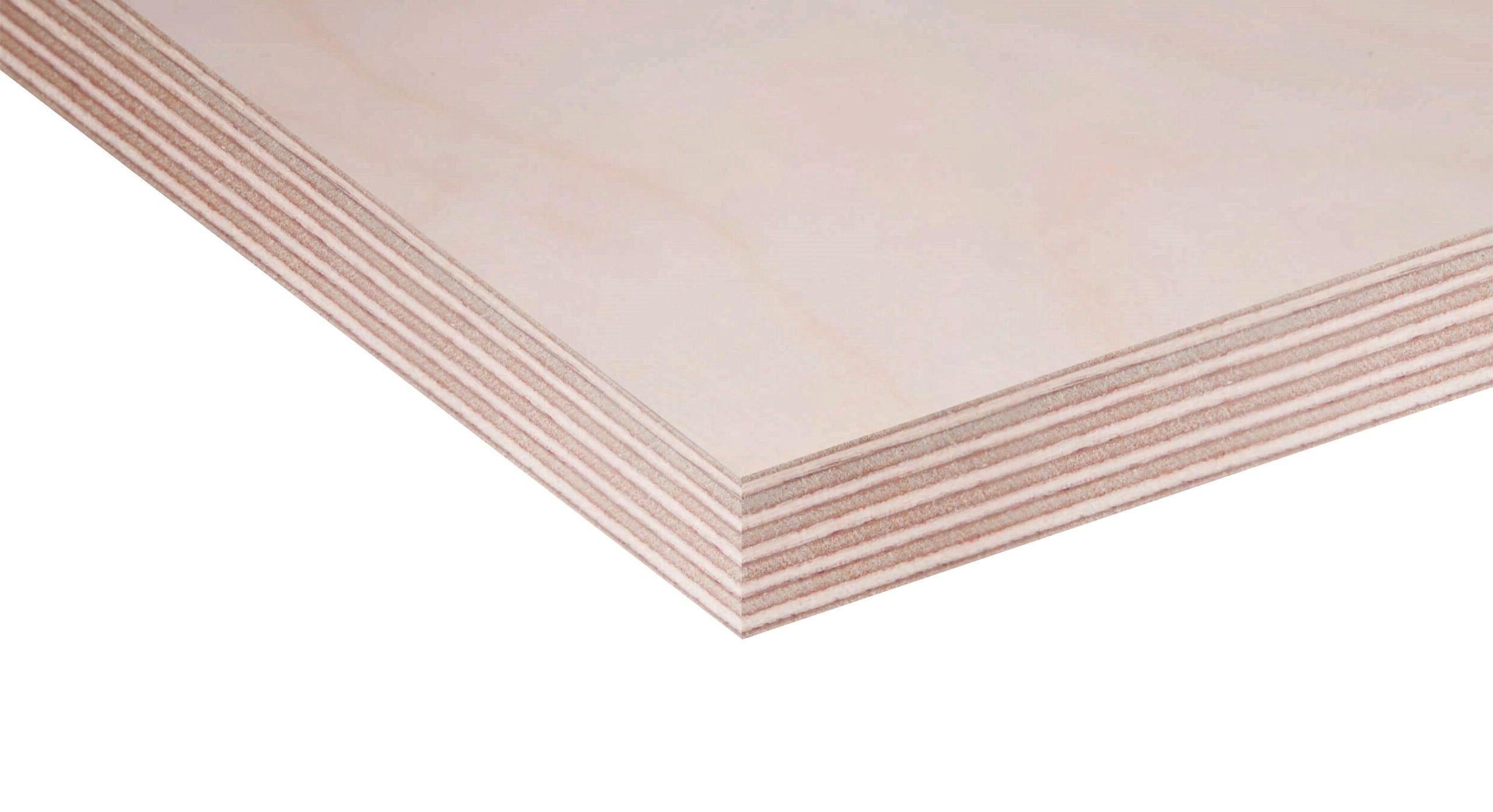 White Laminated Birch Plywood 17mm x 2440x1200