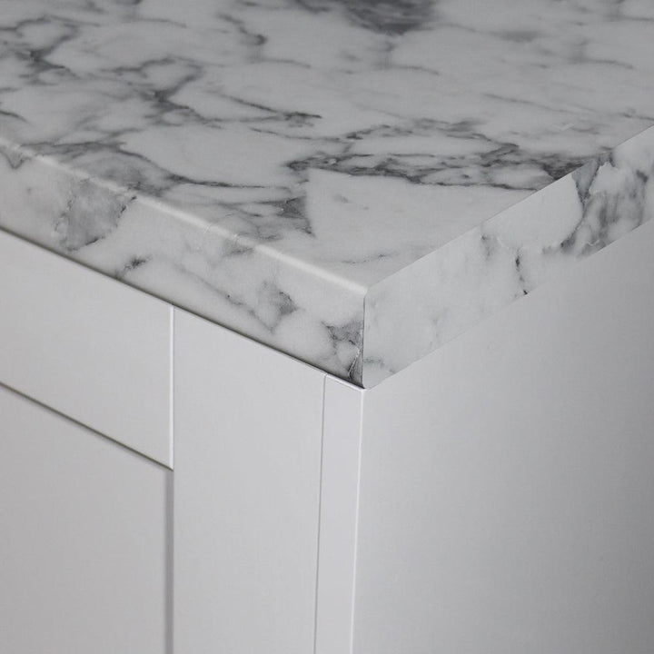 Carrara Marble Matt By Duropal - Laminate Benchtops