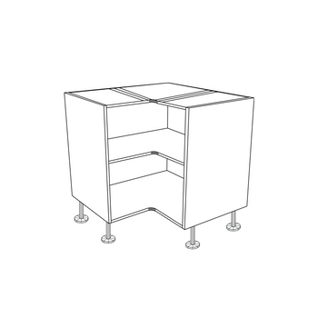 Floor Corner Cabinet 900x900mm – Trademaster