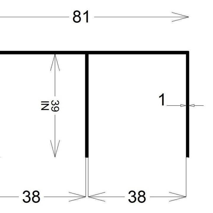 Wardrobe Head Track - 6m