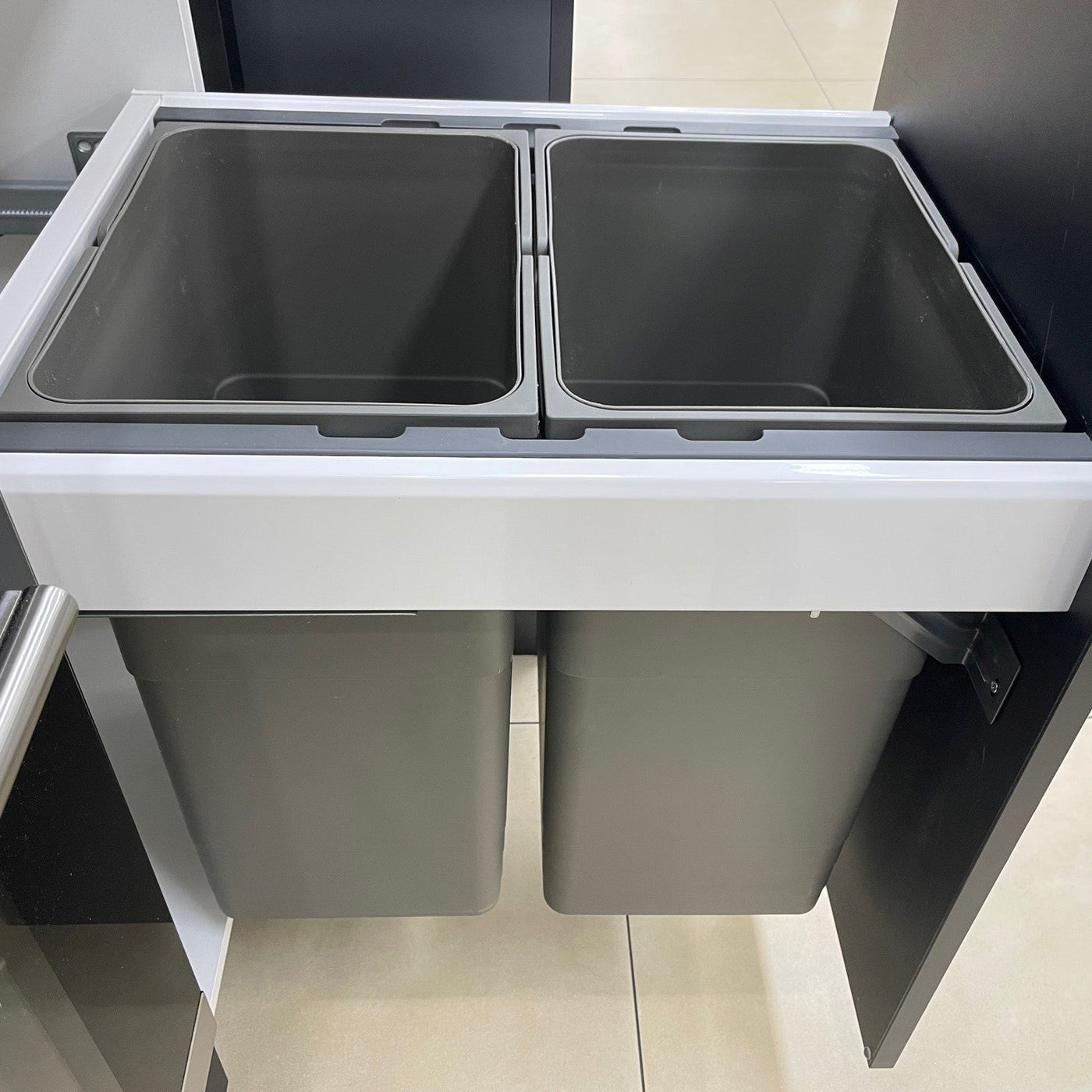 Matrix Pull Out Waste Bin 2x26ltr - MSP45 By Hafele