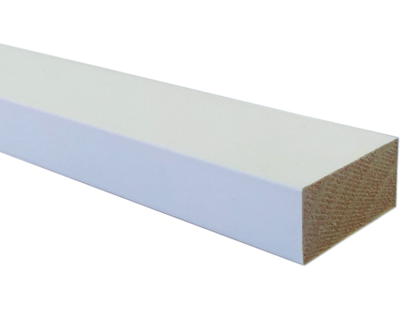 White Fixing Rail 3600x42x18mm